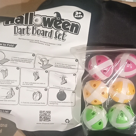 Toys | Halloween Dart Board Set Velcro Ball | Poshmark